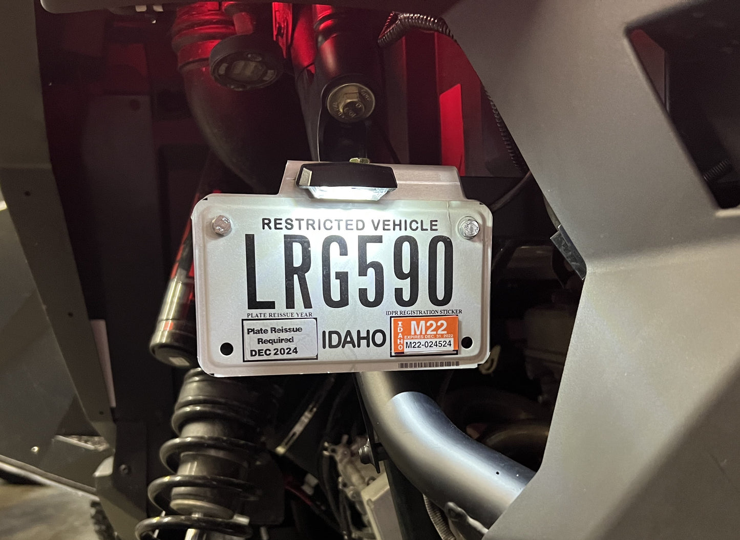 Vehicle Specific Brackets | UTV License Plate Frame | Corbin Custom ...